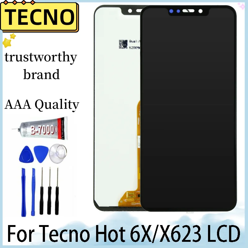 Pantalla-LCD-pulgadas-para-Infinix-Hot-6X-X623-X623B-montaje-de ...
