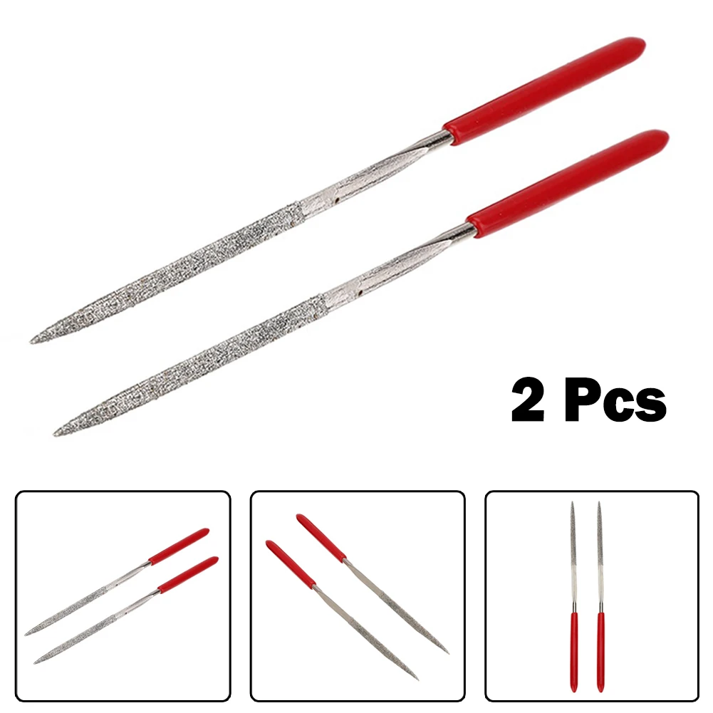 Triangular-Diamond-Needle-File-3x140mm-Grinding-Polishing-Files-Set-For ...