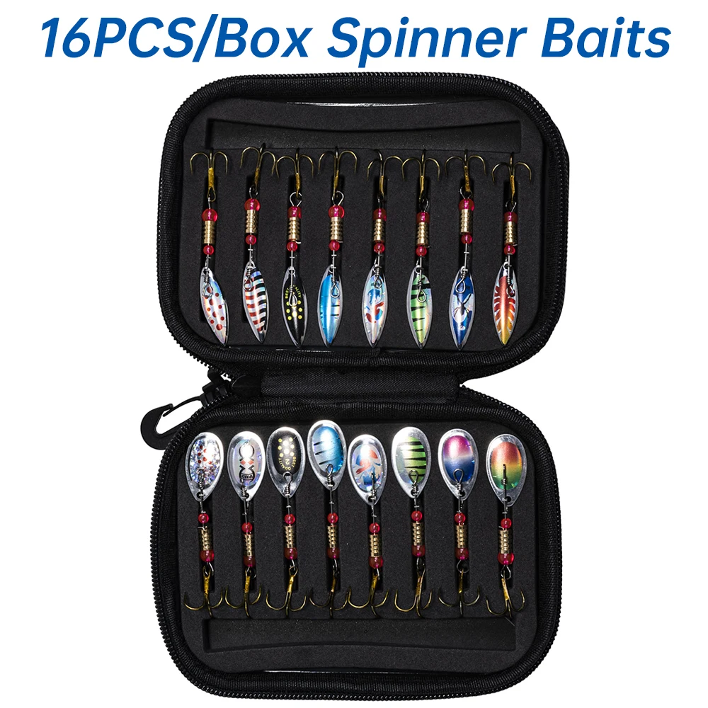 Goture-16pcs-box-Spinner-Spoon-Metal-Bait-5-5cm-Portable-Crankbaits ...