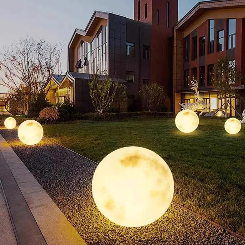 Outdoor-Moon-Courtyard-Waterproof-Lawn-Moon-Villa-Landscape-Garden ...