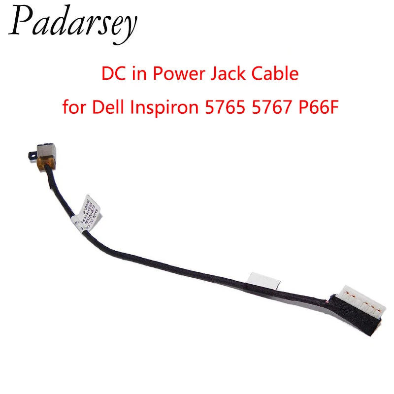 Padarsey Replacement Laptop Dc In Power Jack Cable For Dell Inspiron ...