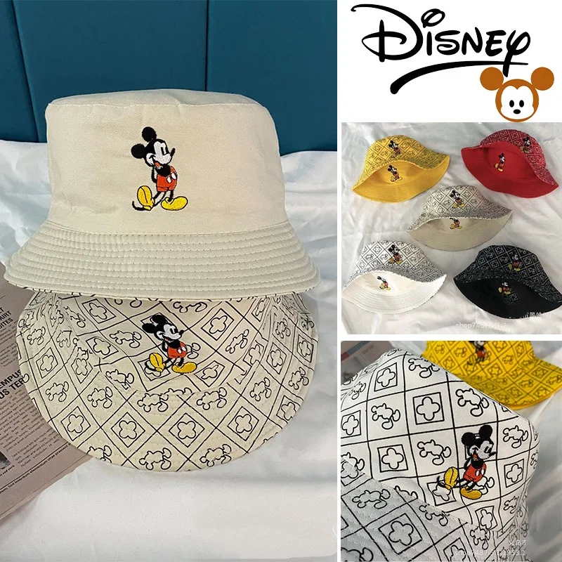 Disney-Mickey-Mouse-Bucket-Hat-Cartoon-Couple-Hip-Hop-Cap-Women-Men-Sun ...