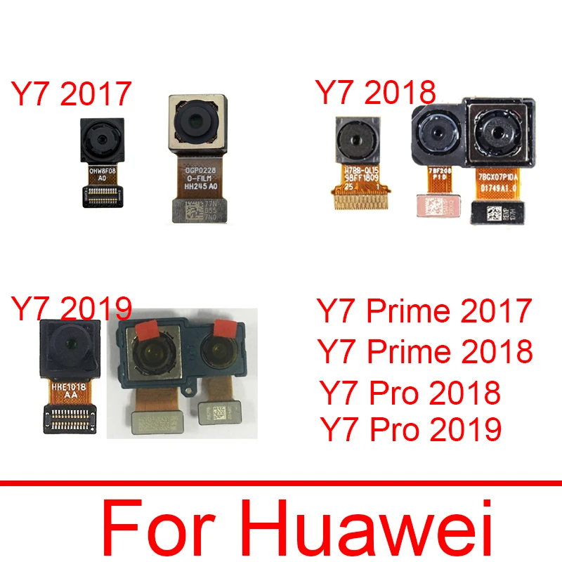 Front Rear Camera For Huawei Y7 Y7 Prime Y7 Pro 2017 2018 2019 Back Big ...