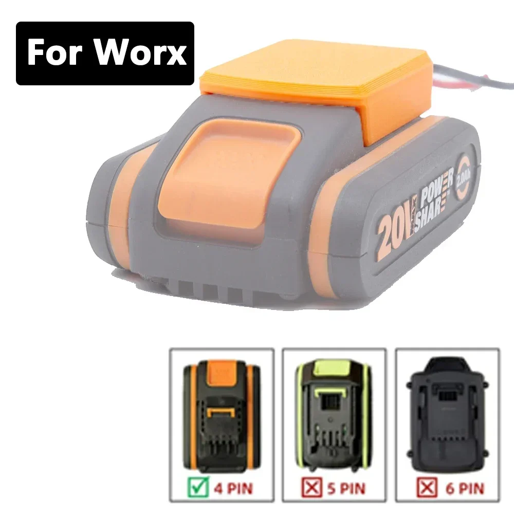 DIY-Adapter-for-DEXTER-For-Worx-4PIN-Lithium-Battery-Converter-14-AWG ...