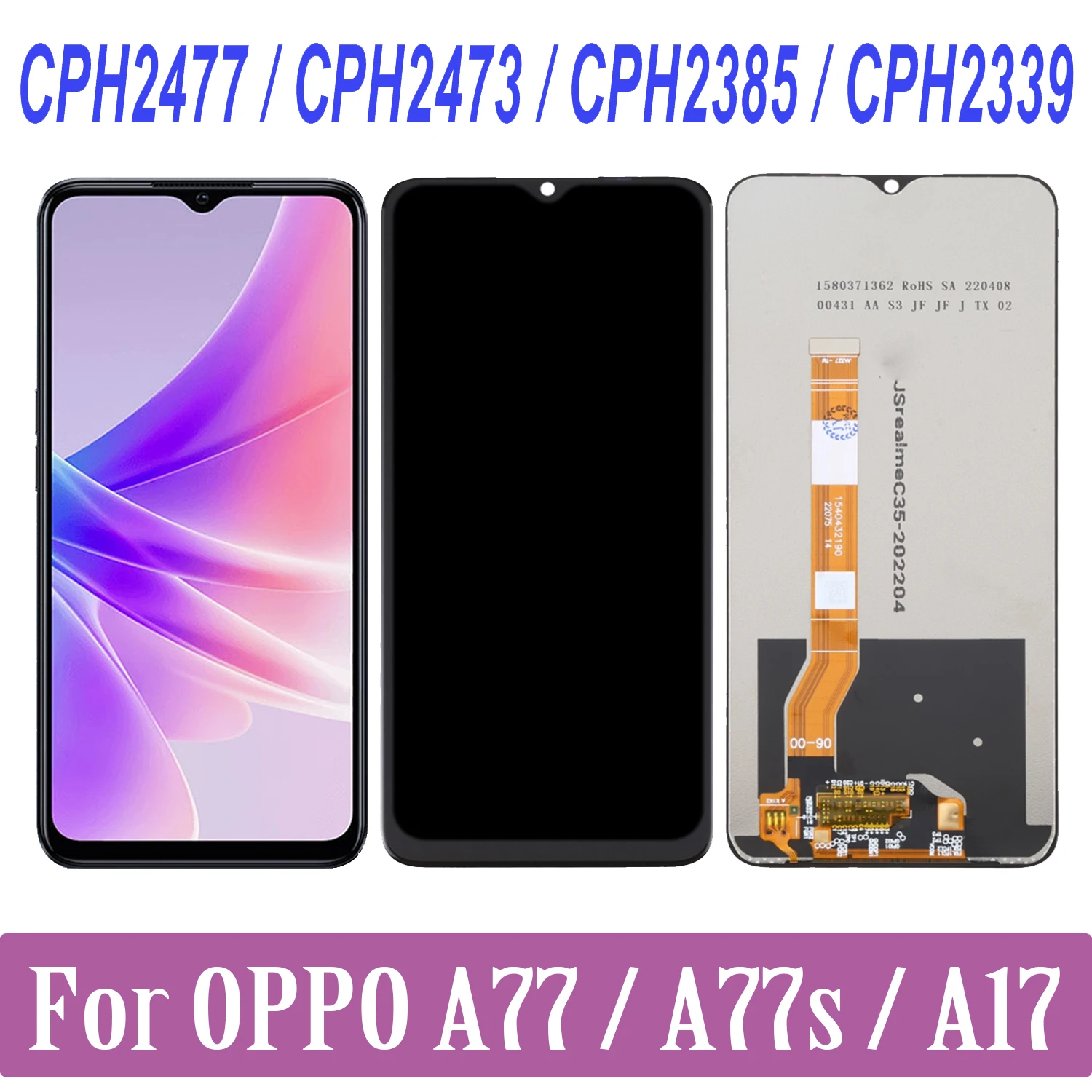 For-OPPO-A77-4G-5G-CPH2385-CPH2339-LCD-Display-Touch-Screen-Digiziter ...