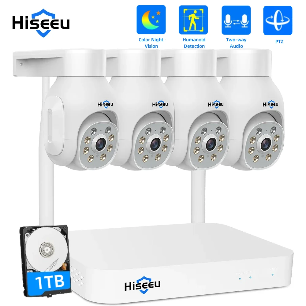 Hiseeu-H-265-10CH-NVR-3MP-WiFi-Surveillance-Camera-Set-Wireless-CCTV ...