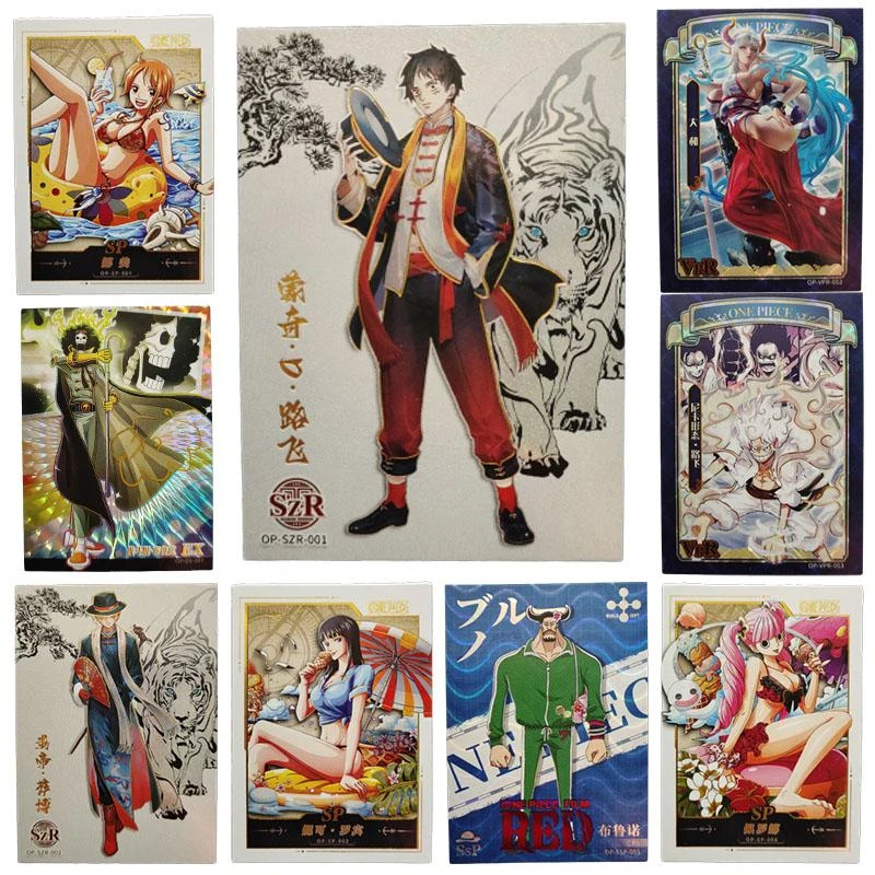 Anime One Piece Boa Hancock Monkey D. Luffy Sp Ssp Card Game Collection ...