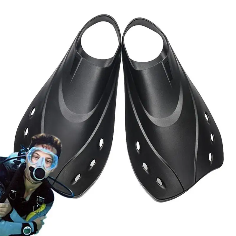 Swimming-Fin-Short-Swim-Fins-Compact-Diving-Fins-Ergonomic-Comfortable ...