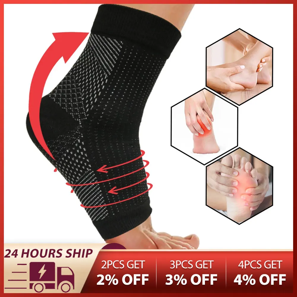 Ankle Support Compression Socks | Ankle Brace Foot Support Sport - 1 ...