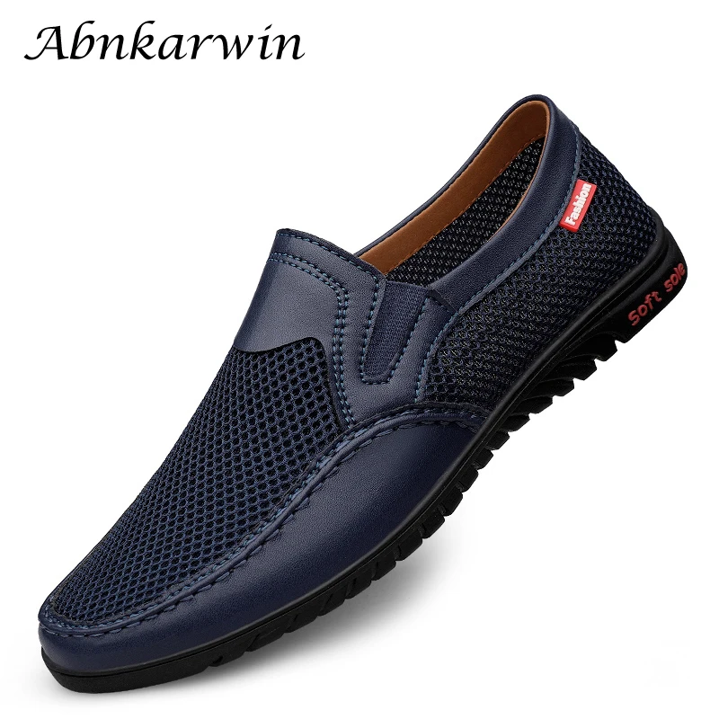 Summer-Men-Breathable-Mesh-Shoes-Non-Leather-Casual-Shoes-Mens-Flats ...