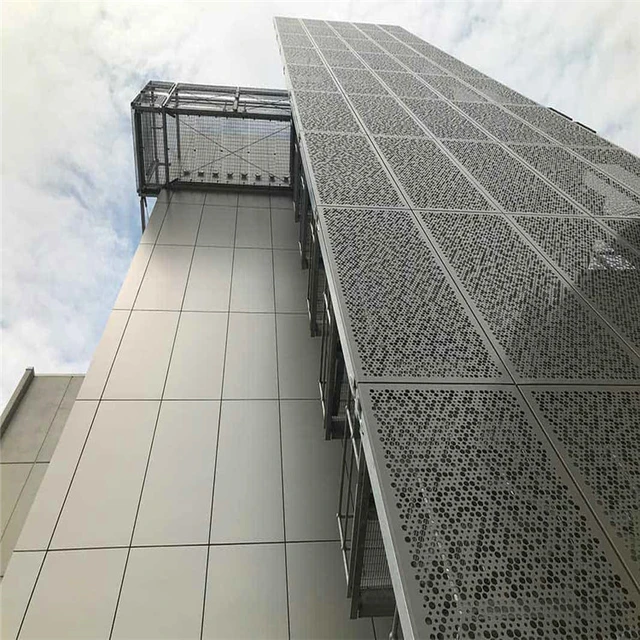 Perforated Metal Facade Detail