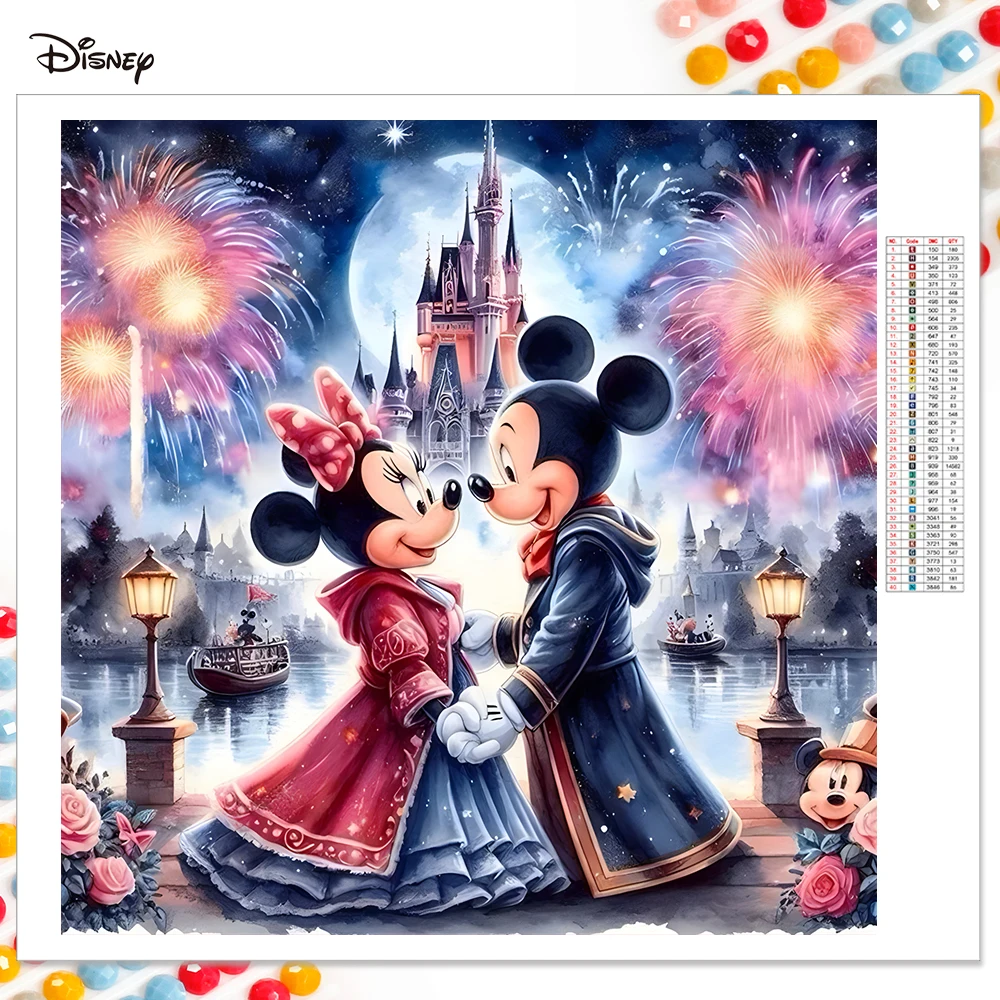 Disney-Diamond-Embroidery-Mickey-Mouse-Minnie-Mouse-Picture-Of ...