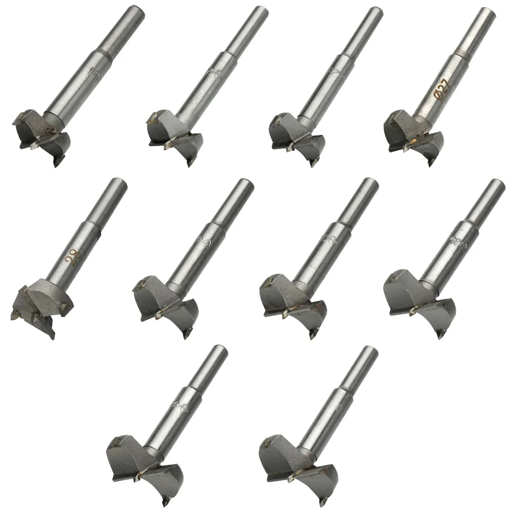 10mm-40mm Forstner Carbon Steel Boring Drill Bits Woodworking Self ...