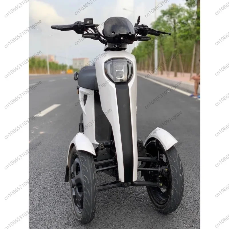 YY Scooter retro eléctrico de tres ruedas invertido Scooter unisex ...