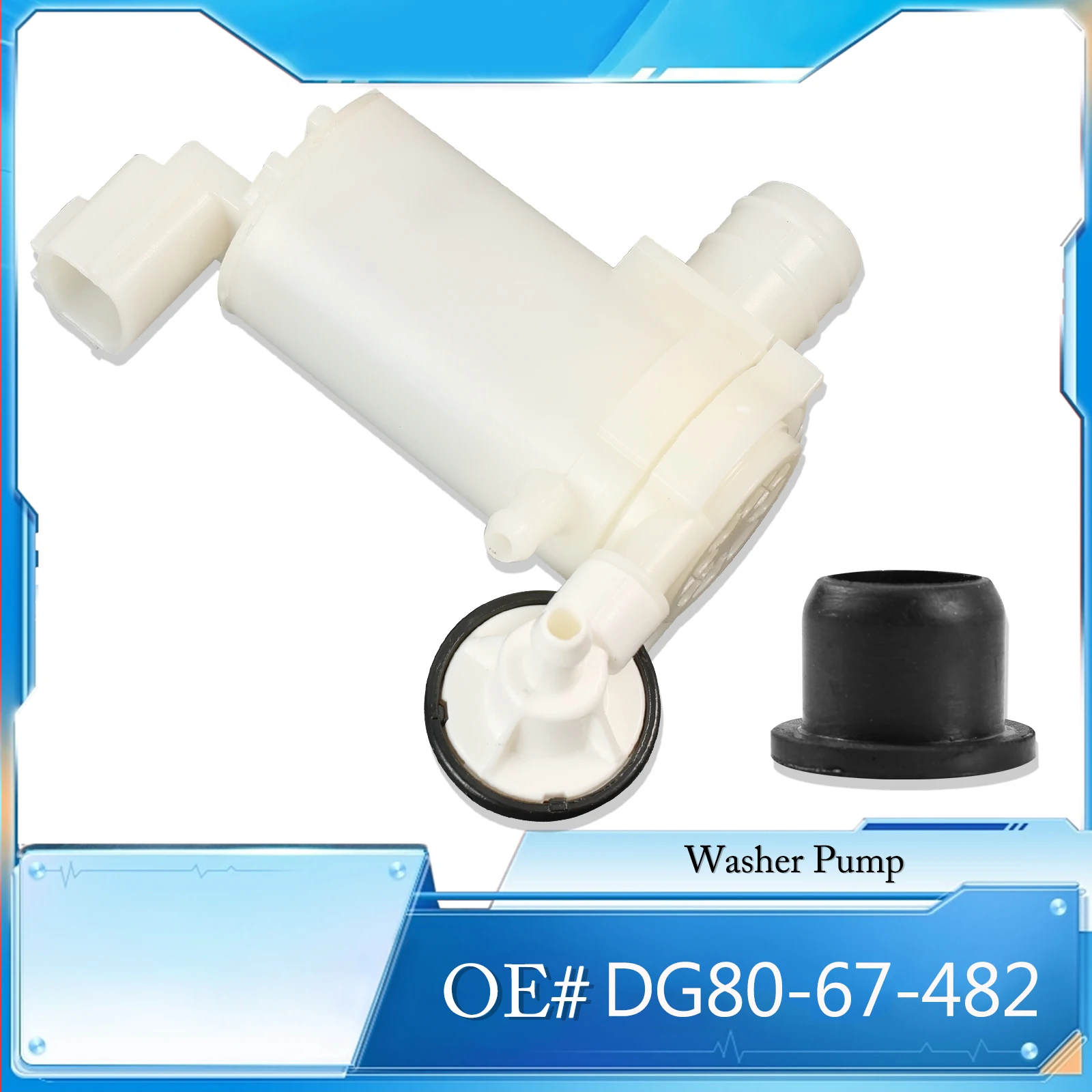 Car-Rear-Front-Windshield-Windscreen-Water-Washer-Pump-Motor-OE ...