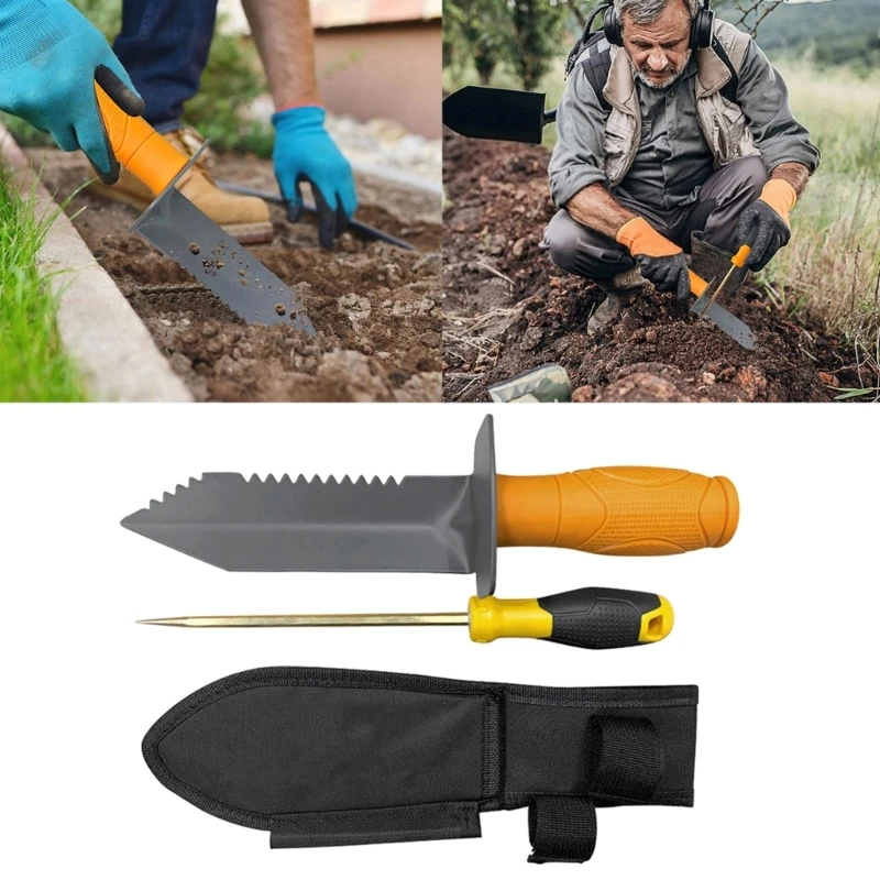 Serrated-Digger-Sapper-Shovel-Coin-Probe-Belt-Holster-for-Metal ...