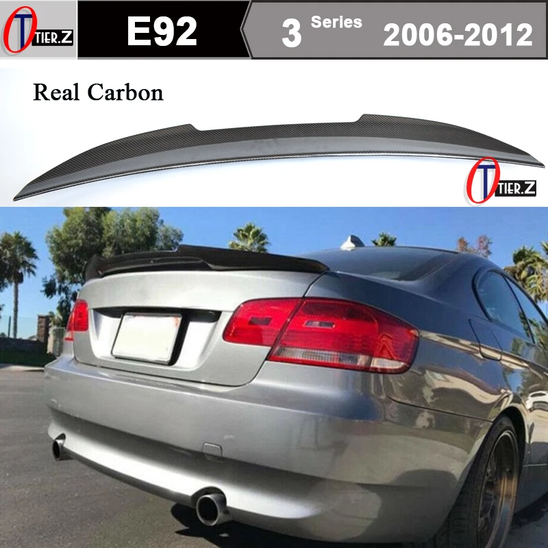 Car Rear Trunk Boot Lip Spoiler Wing Lip Real Carbon Fiber PSM for 2006 ...