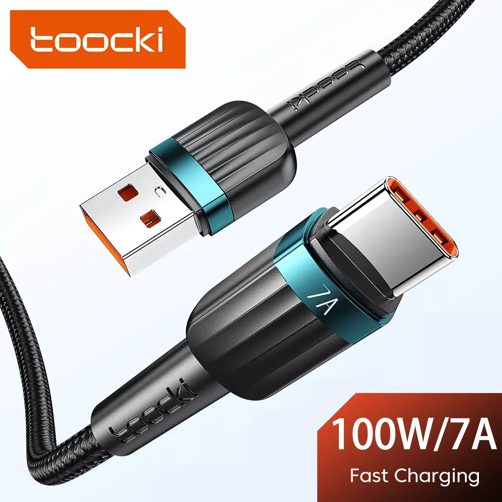 Toocki 7a 100w Usb C Type C Cable Huawei P50 P40 - 7a 100w Usb C Cable ...