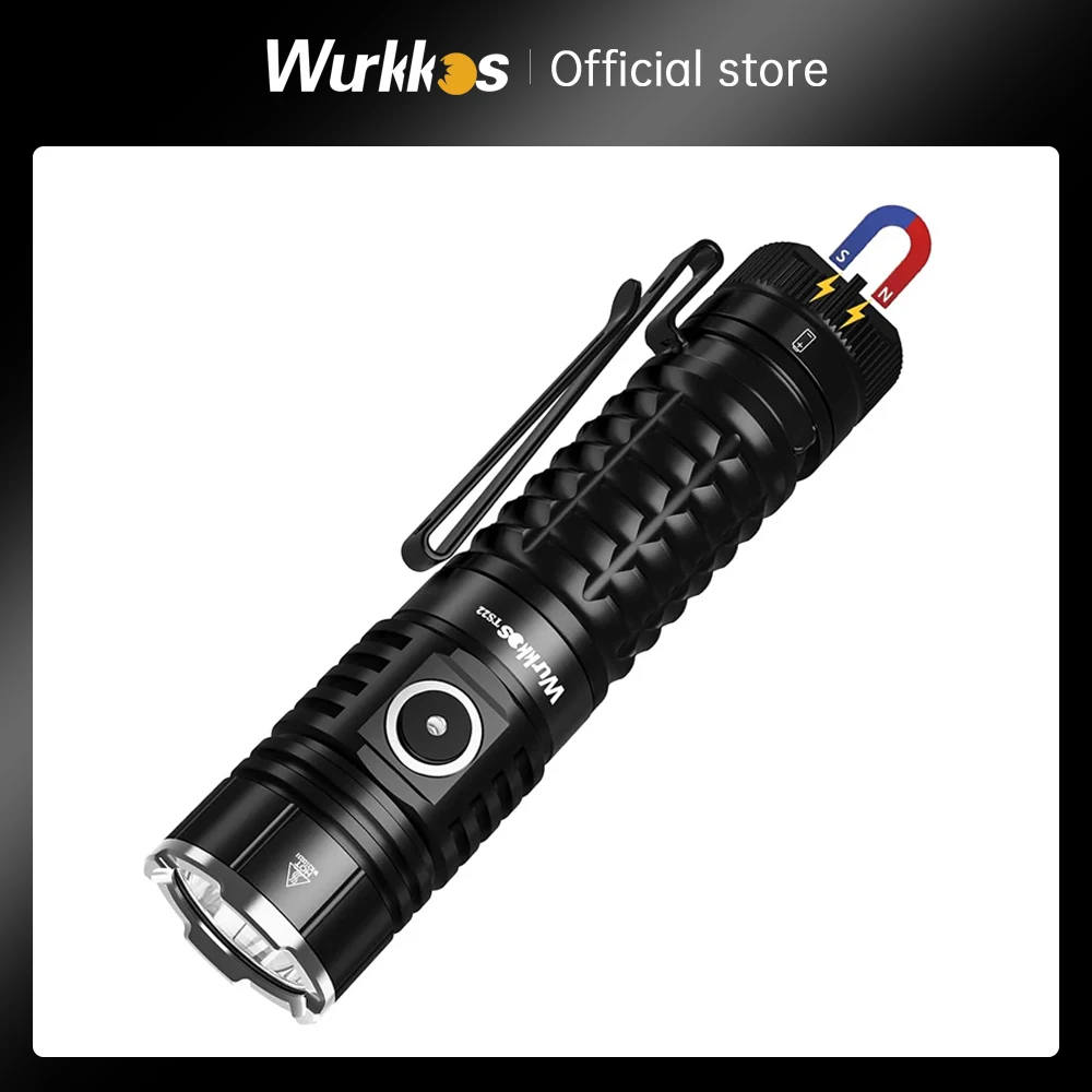 Wurkkos-TS22-USB-C-Rechargeable-21700-LED-Flashlight-XHP70-2-Powerful ...
