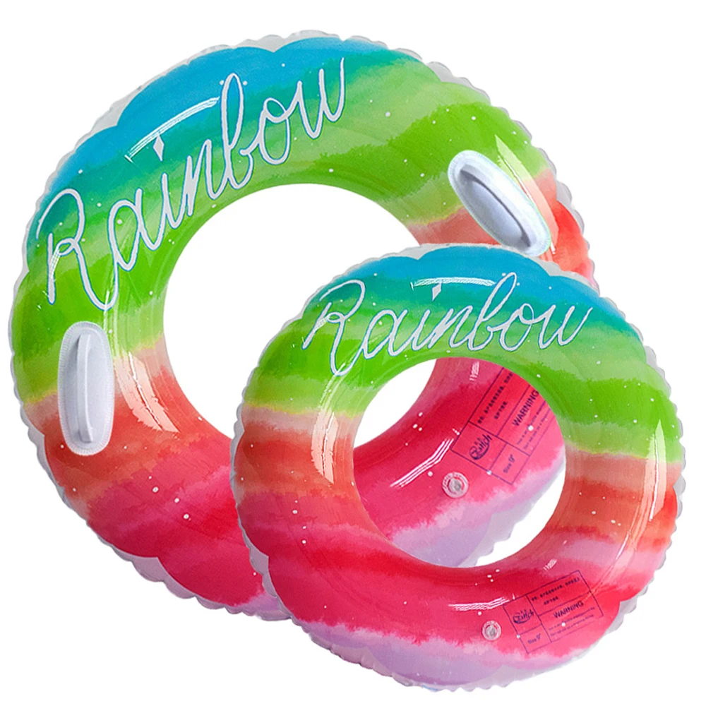 1pc-Gradual-Petal-Swim-Circle-Thickened-PVC-Inflatable-Swimming-Ring ...