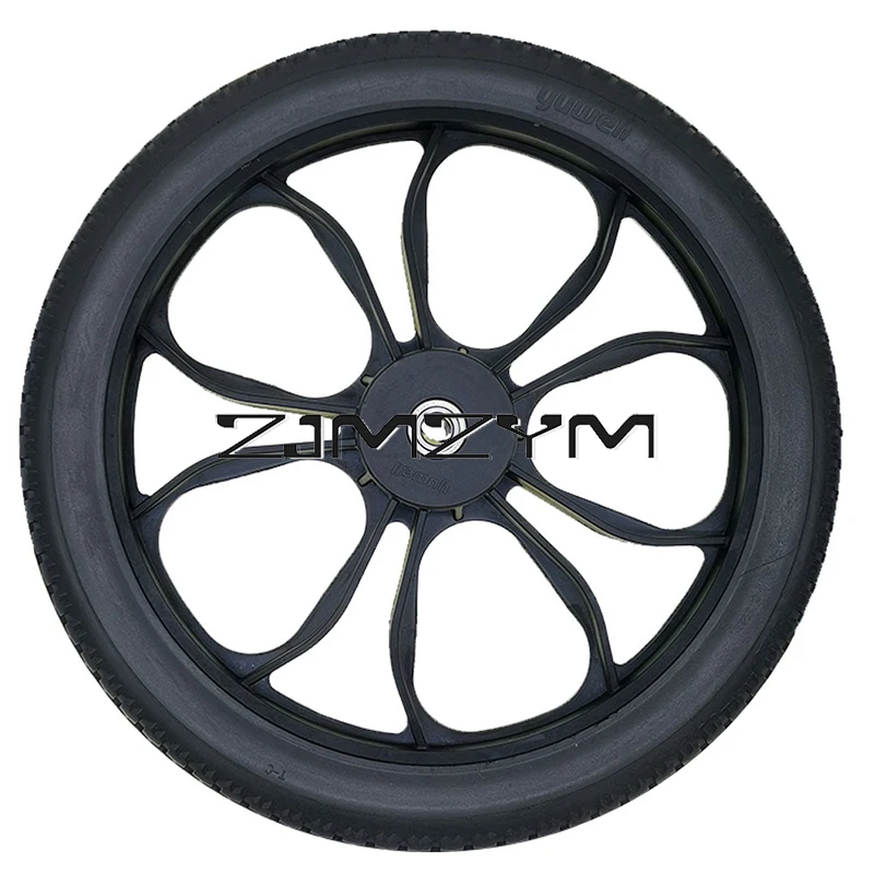 Solid-Wheel-for-Medical-Caster-Wheel-Bearing-12mm-Inner-Hole-14-Inch ...