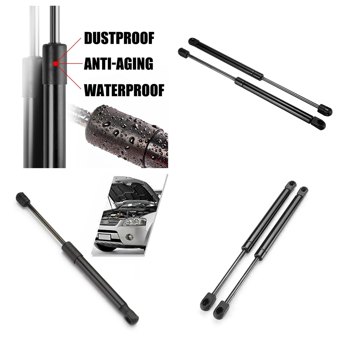 Front Hood Lift Supports Shock Struts For BMW E90 E91 E92 E93 F30 325i ...
