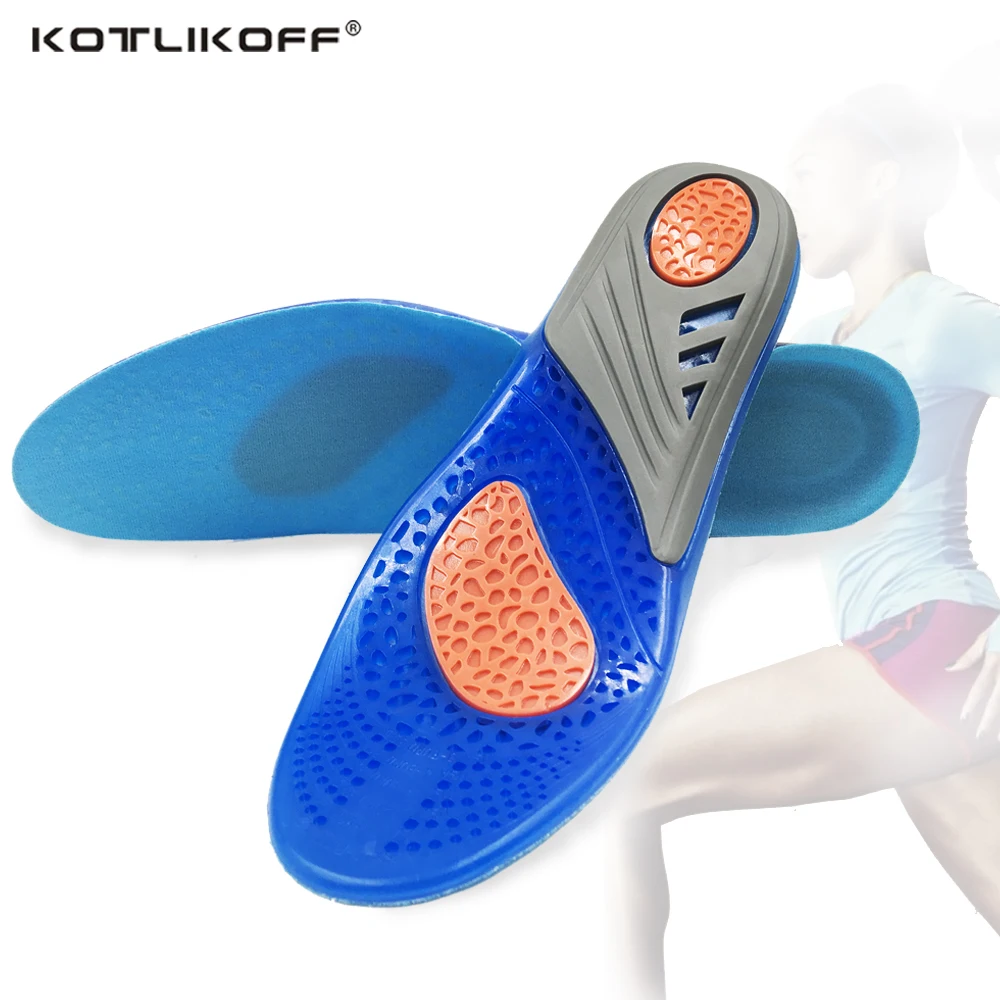 Silicon Gel Insoles Foot Care For Plantar Fasciitis Orthopedic ...