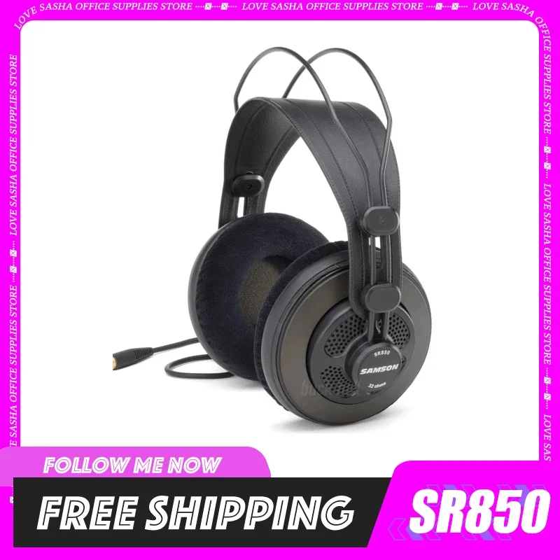 Samson-SR850-Studio-Reference-Monitor-Headphone-Headset-Din-mico-Semi ...