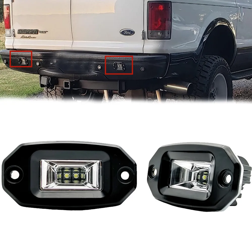 4-3-20W-Car-Flush-Mount-LED-Pod-Flood-Work-Light-Bar-Auto-Led-Driving ...