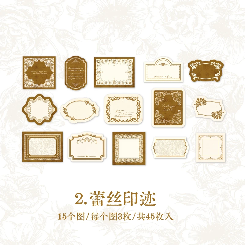 Vintage Square Label Template