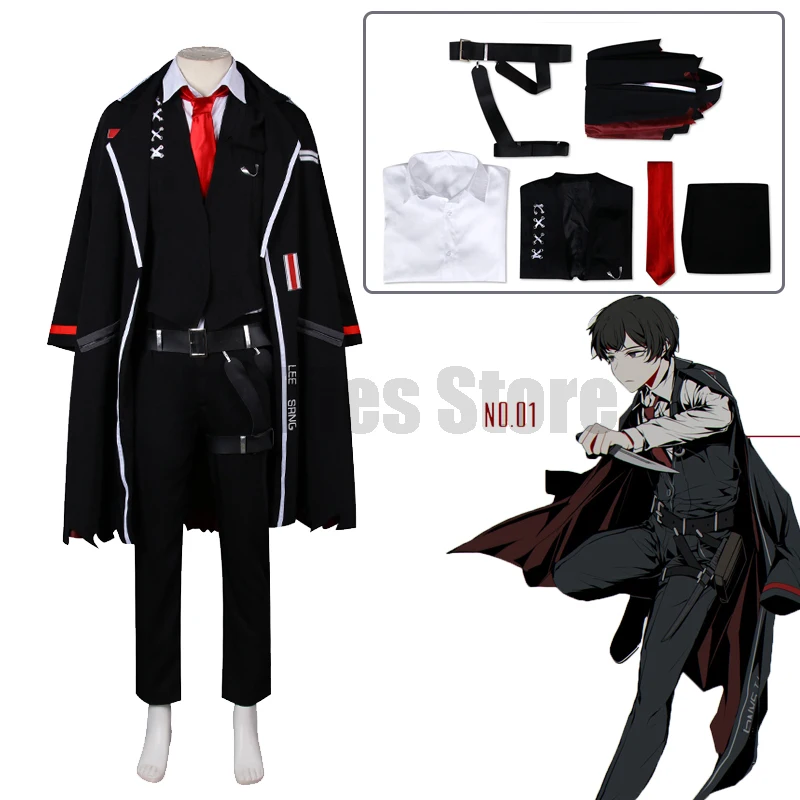 Game-Limbus-Company-YI-Sang-Cosplay-Costume-LEE-SANG-Uniforms-Men-Black ...