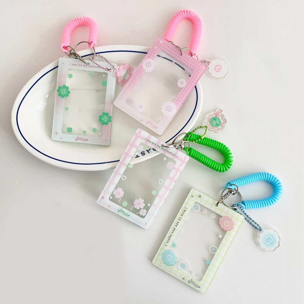 Card-ID-Holders-Kpop-Photocard-Photo-Protector-Pendant-Keychain-Cute ...