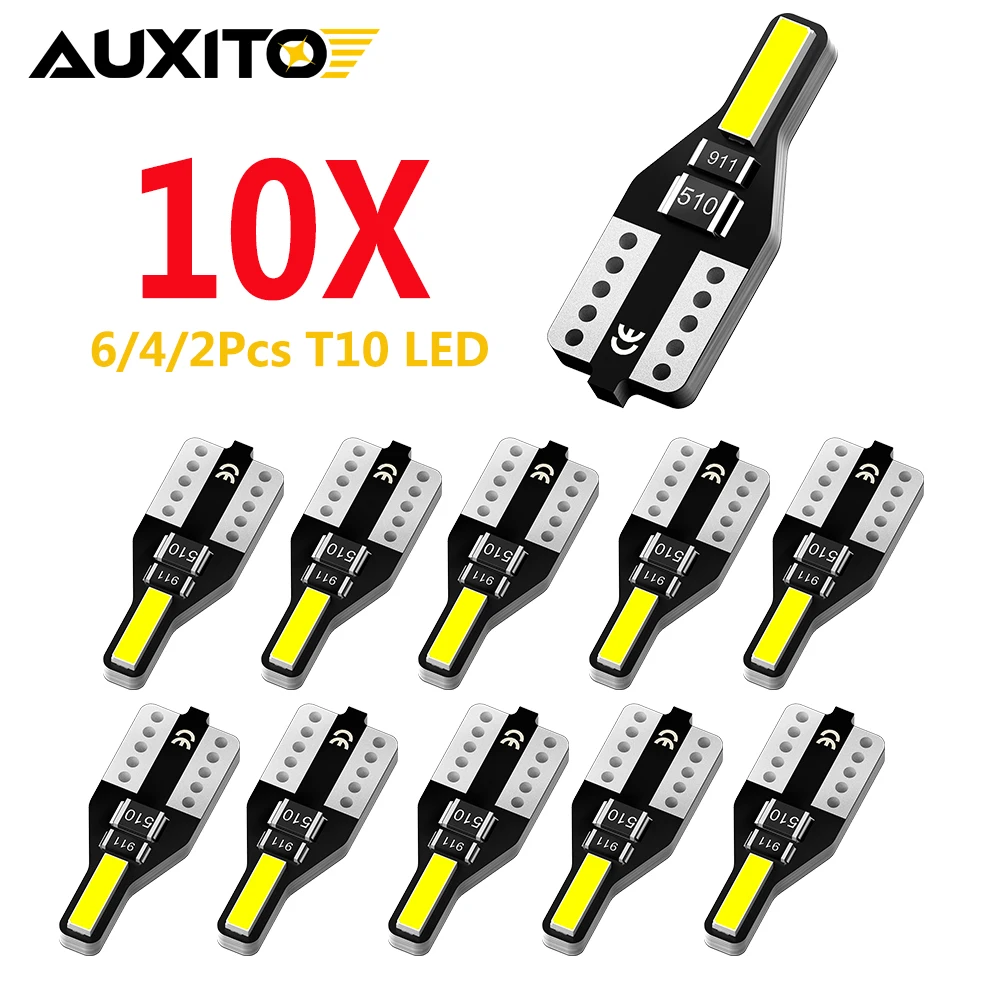 AUXITO-T10-W5W-194-501-Led-Bulb-6000K-Cold-White-Car-Interior-Light-For ...