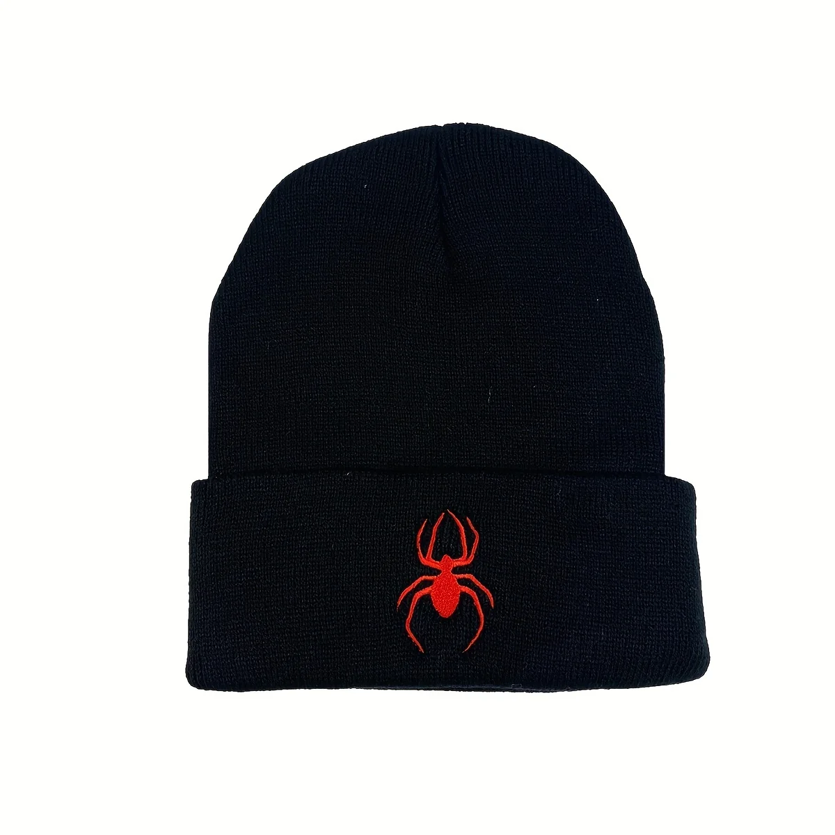 New-Spider-Hats-Women-Men-Knitted-Beanie-Cap-Skull-Embroidered-Cap ...