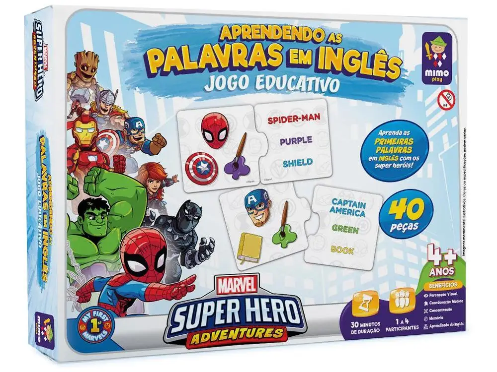 Game Learning the Words in Marvel English - AliExpress 26