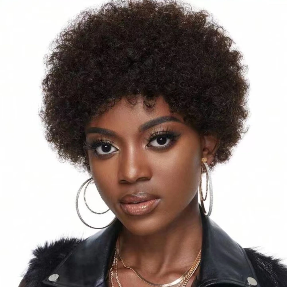 Perruque-Afro-Naturelle-Cr-pue-et-Boucl-e-pour-Femme-Cheveux-Humains ...