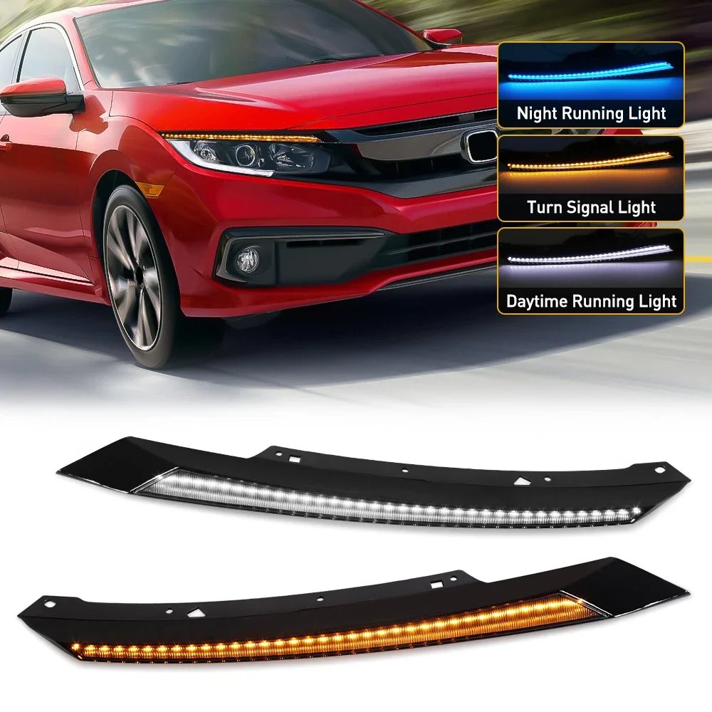 Honda Civic Daytime Running Lights LED Daytime Running Light Fog Turn ...