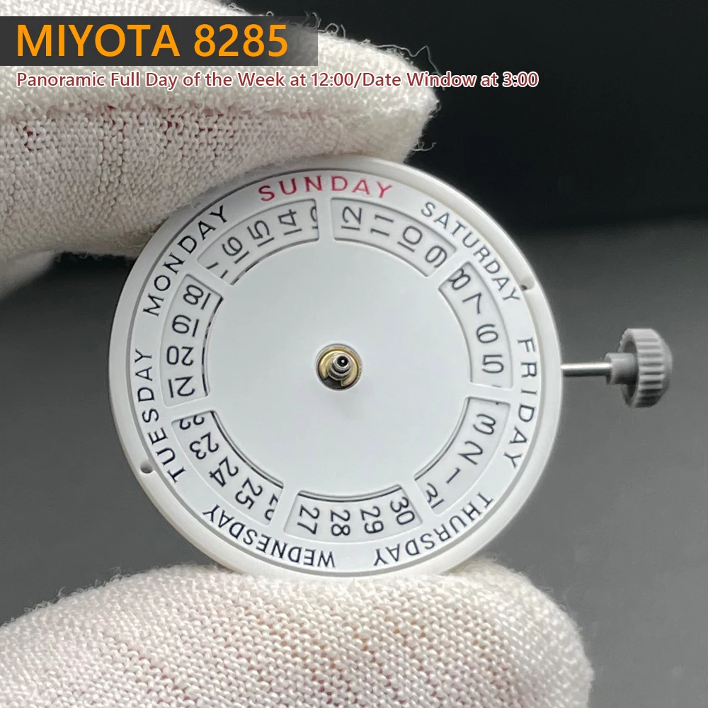 Genuine-Miyota-8285-Automatic-Mechanical-Movement-Mod-Day-Date-Watch ...