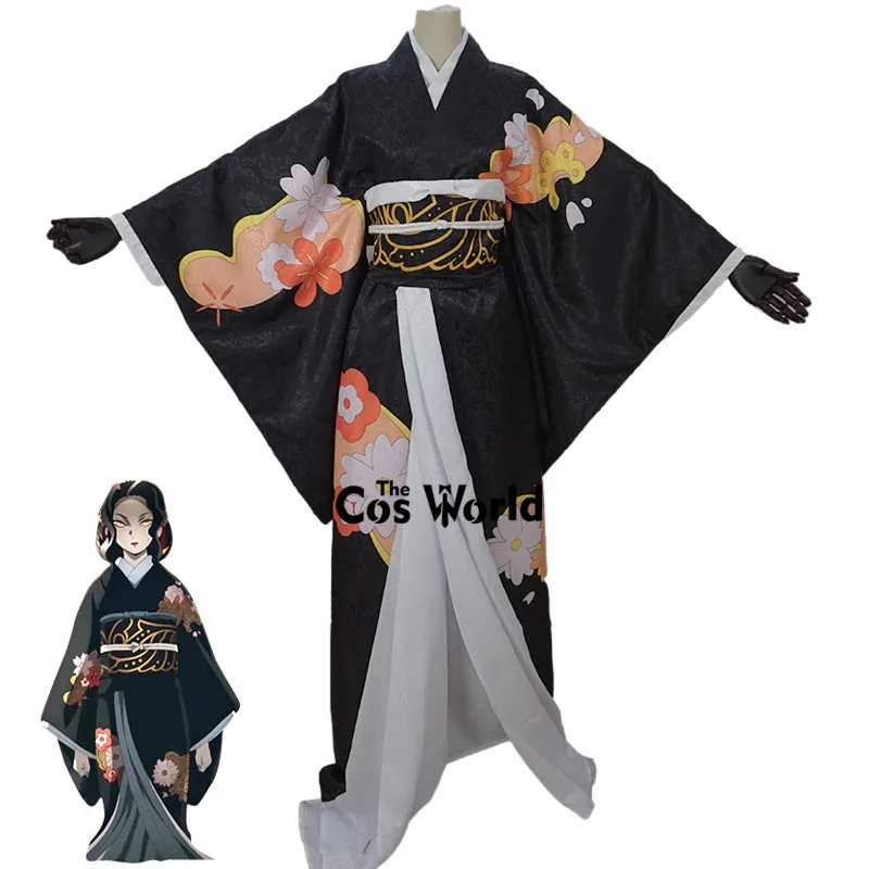 Demon Slayer: Kimetsu No Yaiba Kibutsuji Muzan Kimono Yukata Dress ...