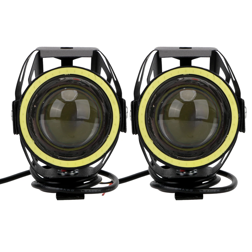 125W-Motorcycle-Headlights-U7-Headlamp-2Pcs-set-Motorbike-LED-Auxiliary ...