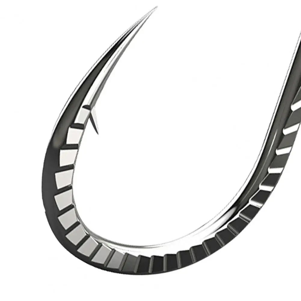 30Pcs/Set 1-15 Fishing Hooks Sharp Titanium Alloy Heavy Duty Barbed ...