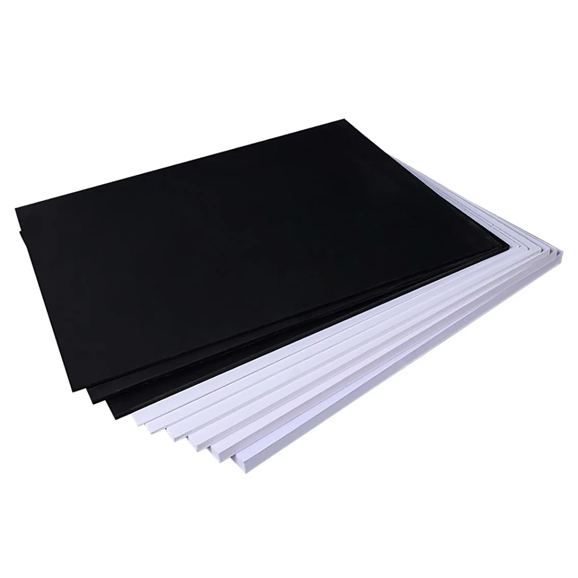 Black/White PVC Foam Board Plastic Model Sheet Material for DIY Model ...