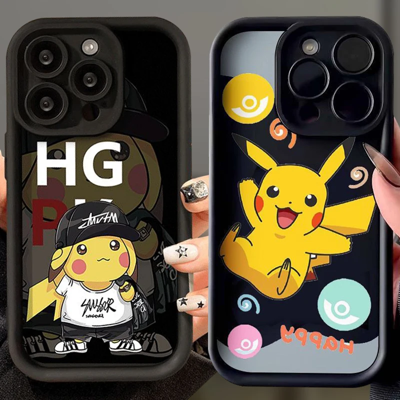 Pok-mon-Pikachu-Cartoon-Pictorial-Case-for-iPhone-15-14-13-12-11-Pro ...