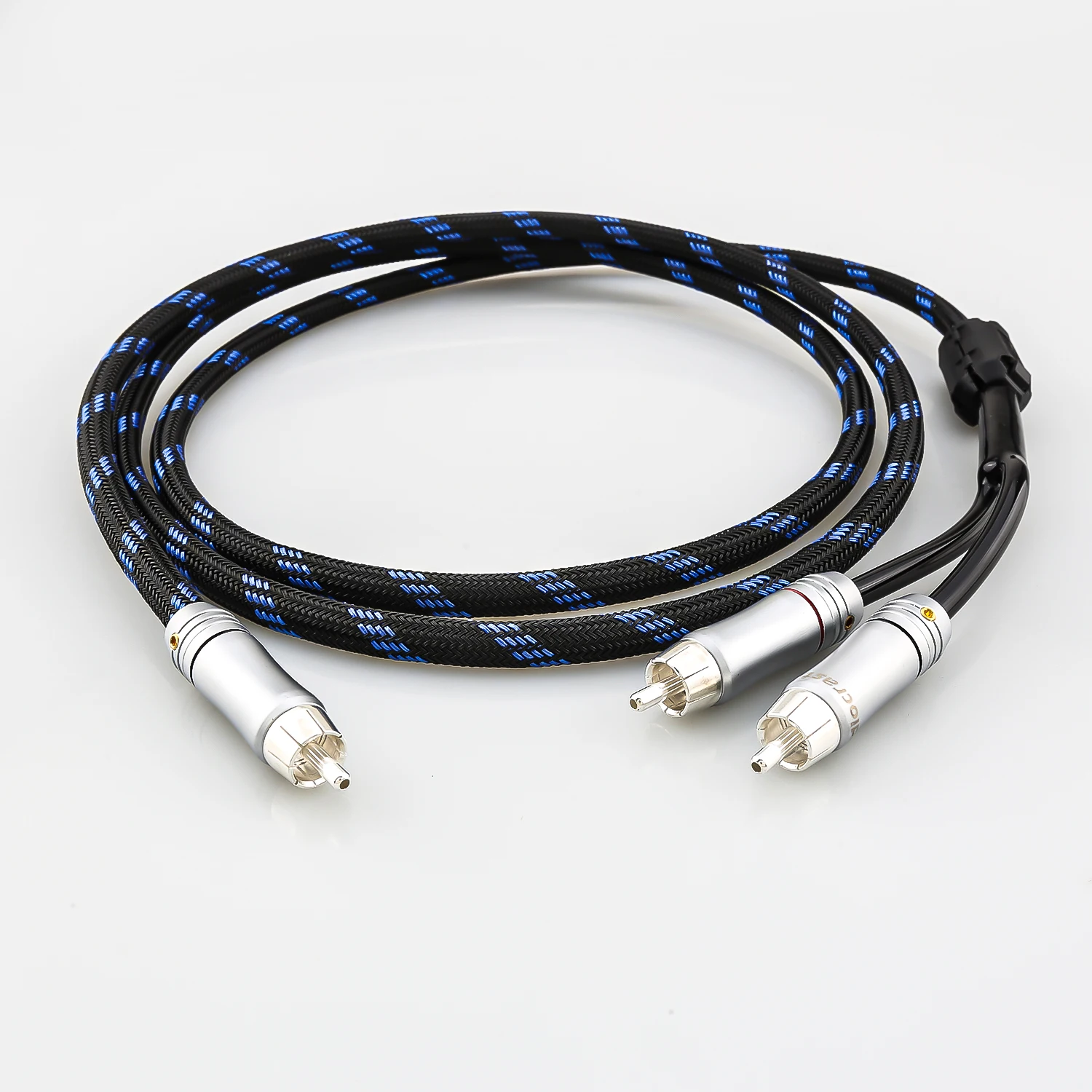 HiFi-Subwoofer-BASS-Cable-1-RCA-to-2-RCA-Male-Audio-Splitter-Signal ...
