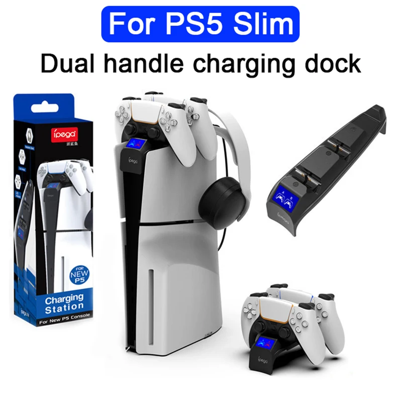 for-PS5-slim-Dual-handle-charging-dock-station-P5-controller-elite ...