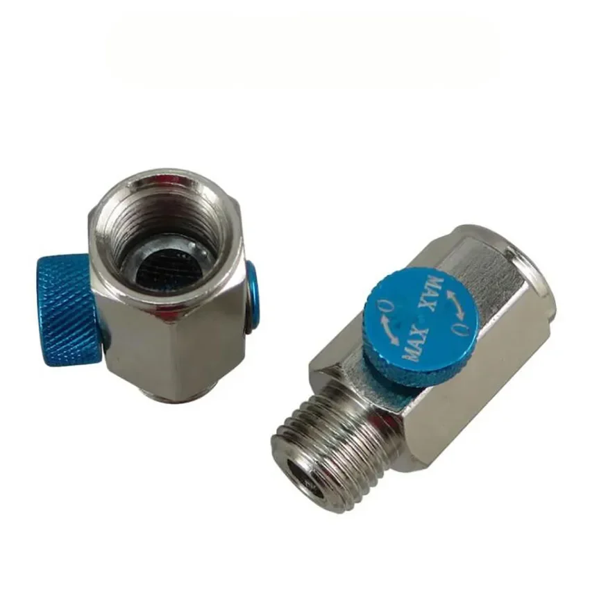 1pcs In-Line Air Flow Regulator Control Tool Valve 1/4" NPT Thumbscrew ...