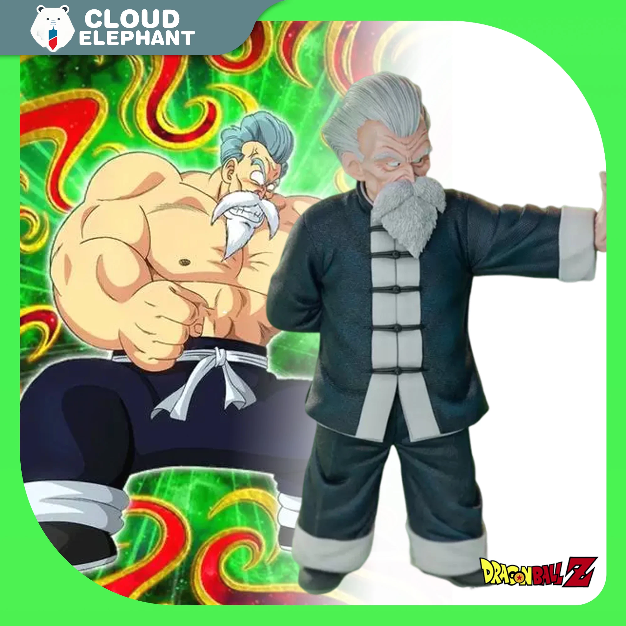 Figura-de-Dragon-Ball-maestro-Roshi-28CM-uniformes-de-Tai-Chi-Roshi ...