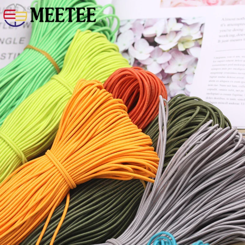 10-20M-Meetee-2-5mm-Colorful-Elastic-Rope-Polyester-Rubber-Band-for ...