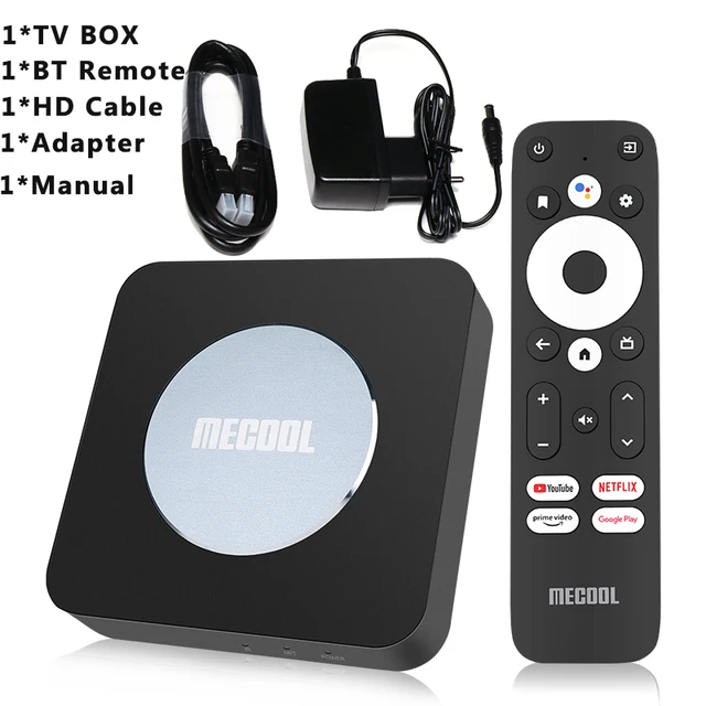 Mecool-Dispositivo de TV inteligente KM2/KM2 plus, decodificador con ...