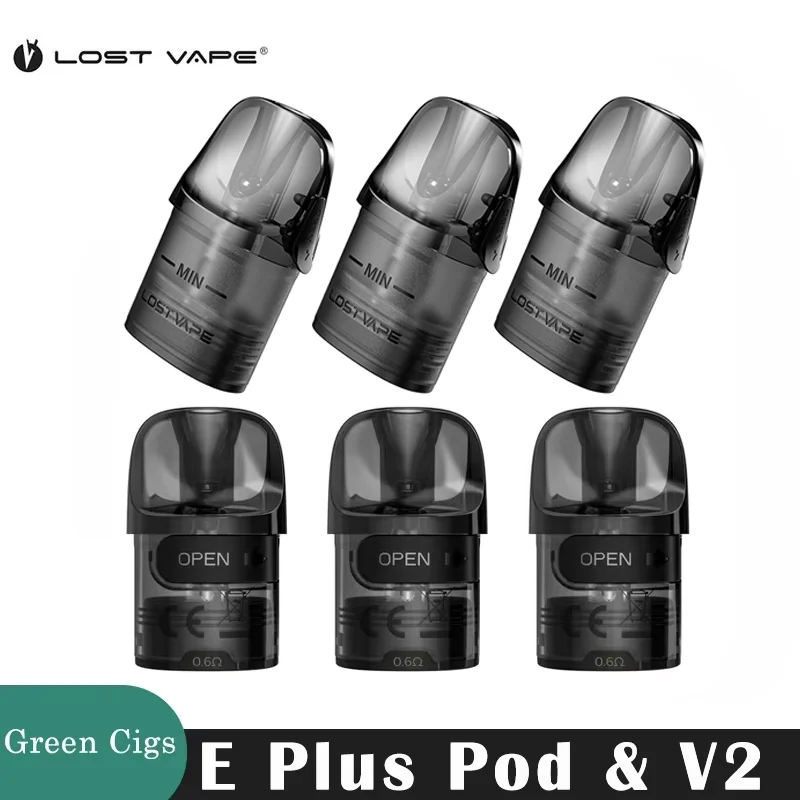 Oryginalny wkład Lost Vape E Plus Pod 3ml & V2 Top Fill 0. 3/0.6/0.8ohm ...